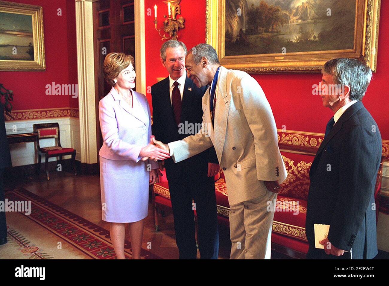 President george bush mrs laura hi-res stock photography and images - Alamy