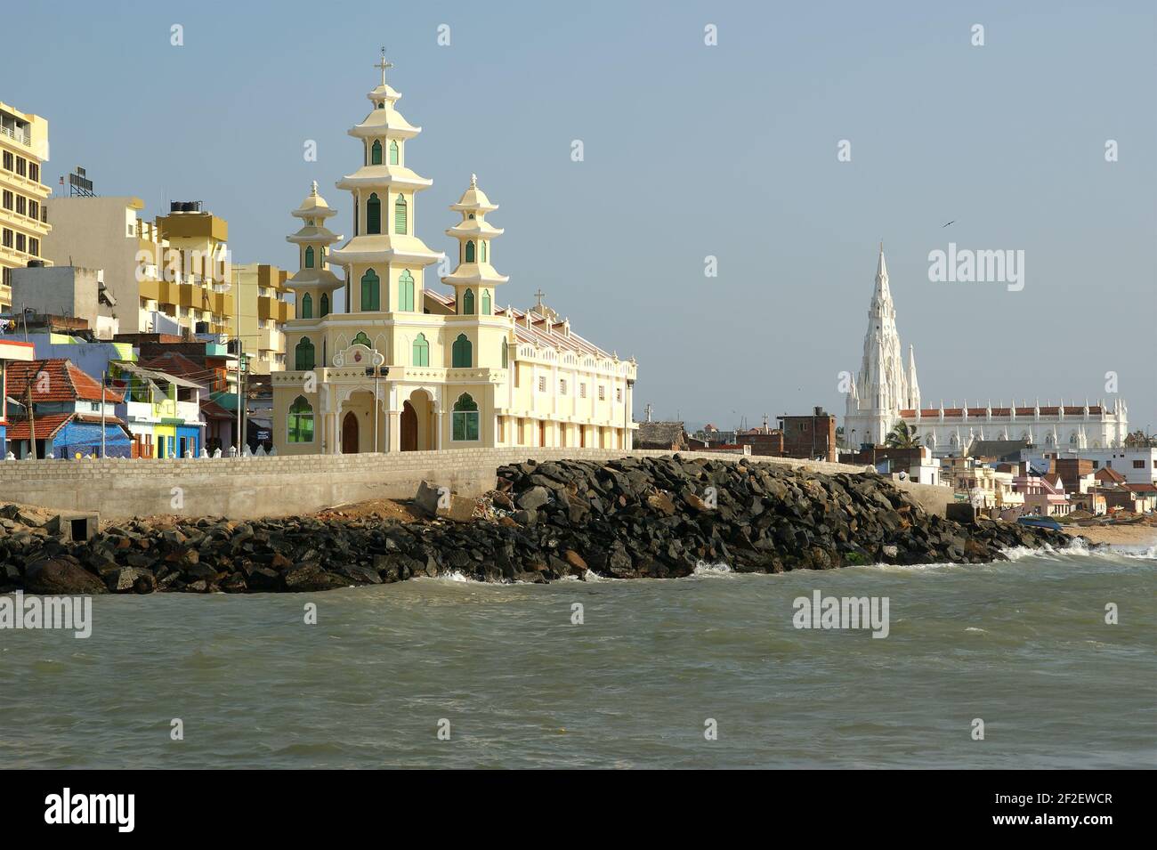 southernmost point of India. Comorin or Kanyakumari, Tamilnadu, India ...