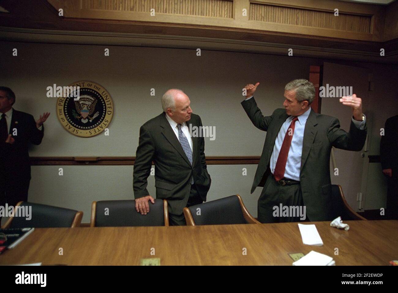President George W. Bush and Vice President Cheney in President's ...