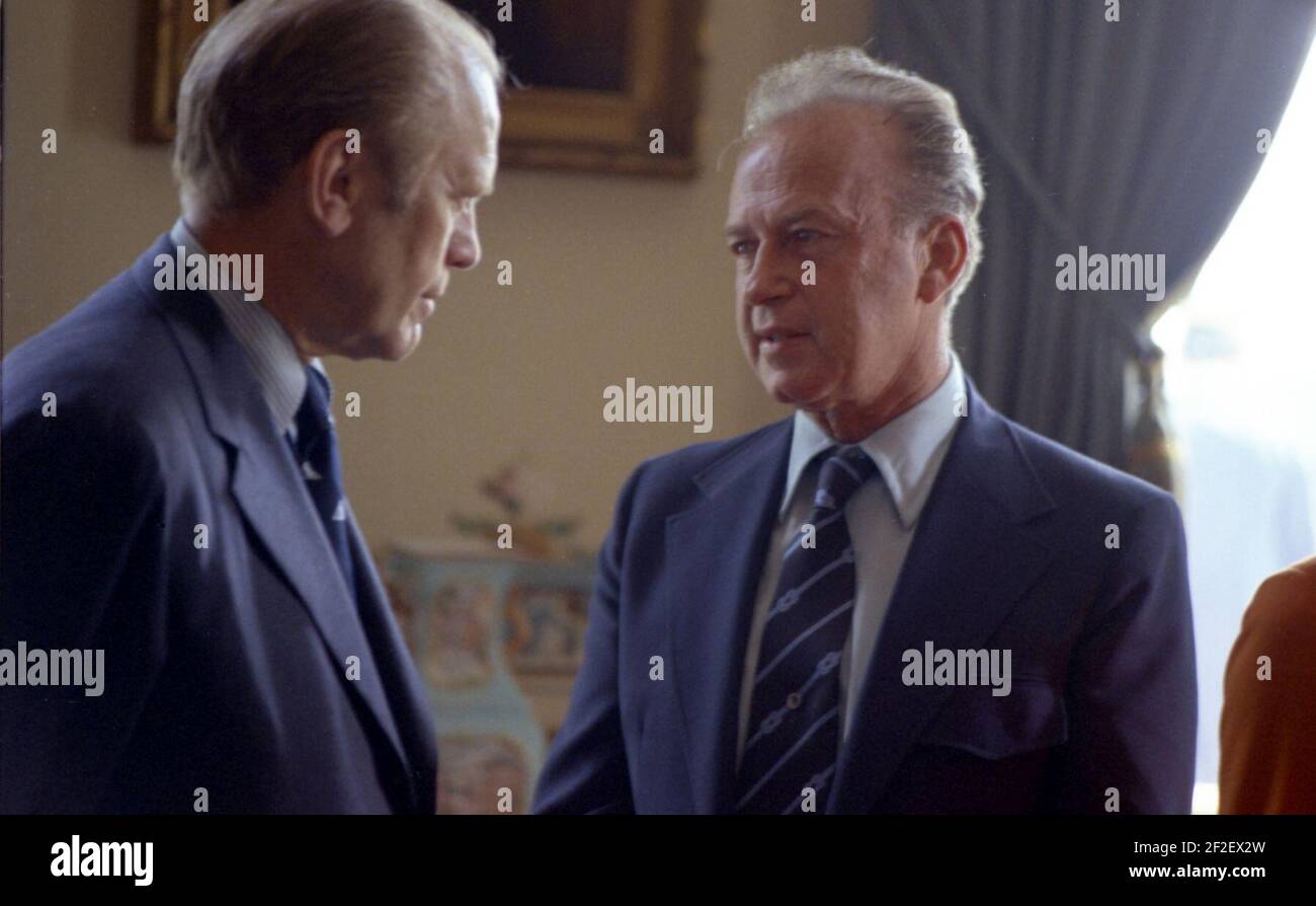 Gerald ford meeting hi-res stock photography and images - Alamy