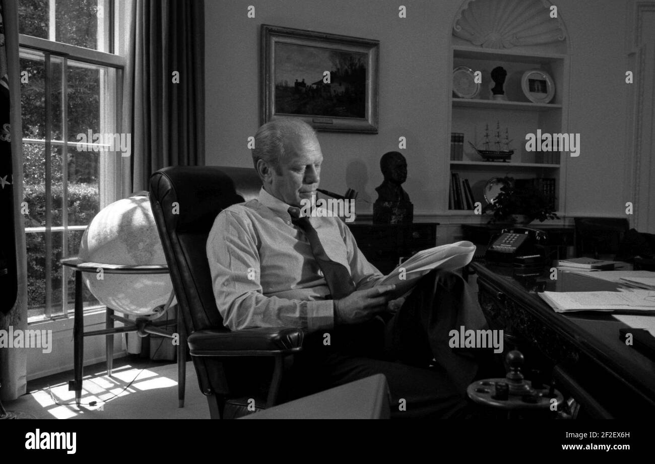 President ford oval office hi-res stock photography and images - Alamy