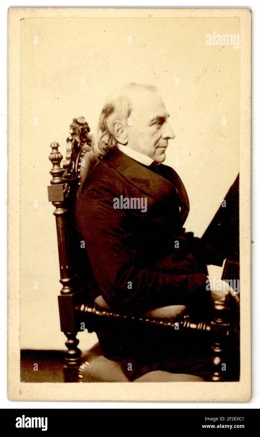 President James Walker of Harvard, by George Kendall Warren Stock Photo ...