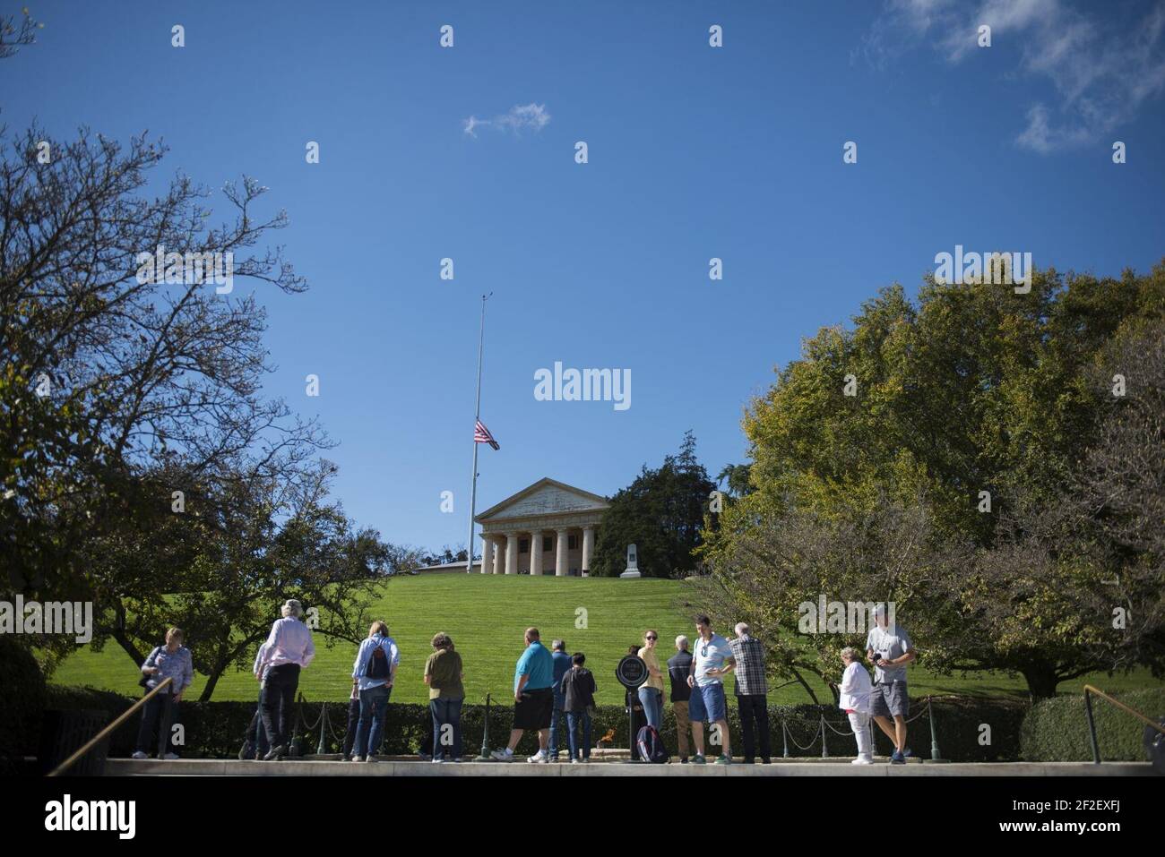 President John F Kennedy Gravesite at Arlington National Cemetery ...