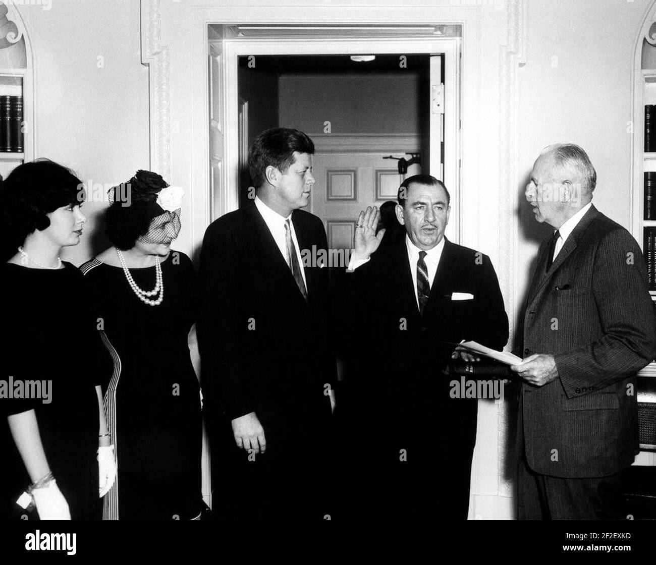 President John F. Kennedy Attends Swearing-In of Thomas D'Alesandro ...