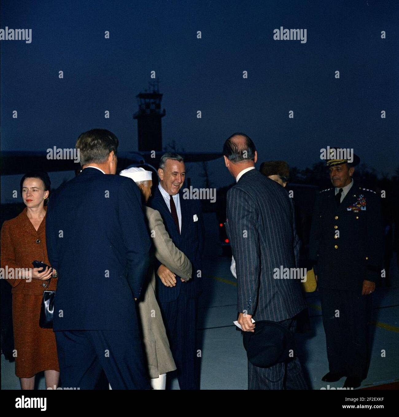 President John F. Kennedy and Prime Minister of India Jawaharlal Nehru ...