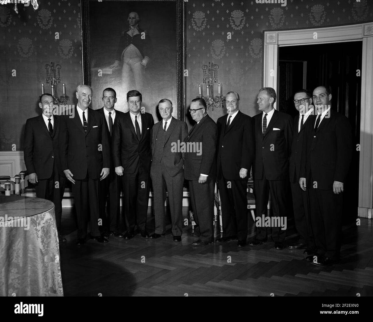 President John F. Kennedy Attends Congressional Coffee Hour (House of ...