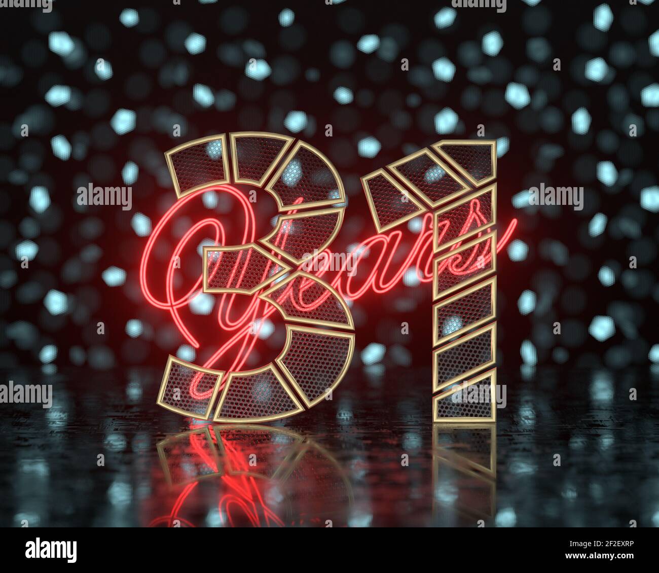 Happy birthday number 31 greeting hi-res stock photography and images ...