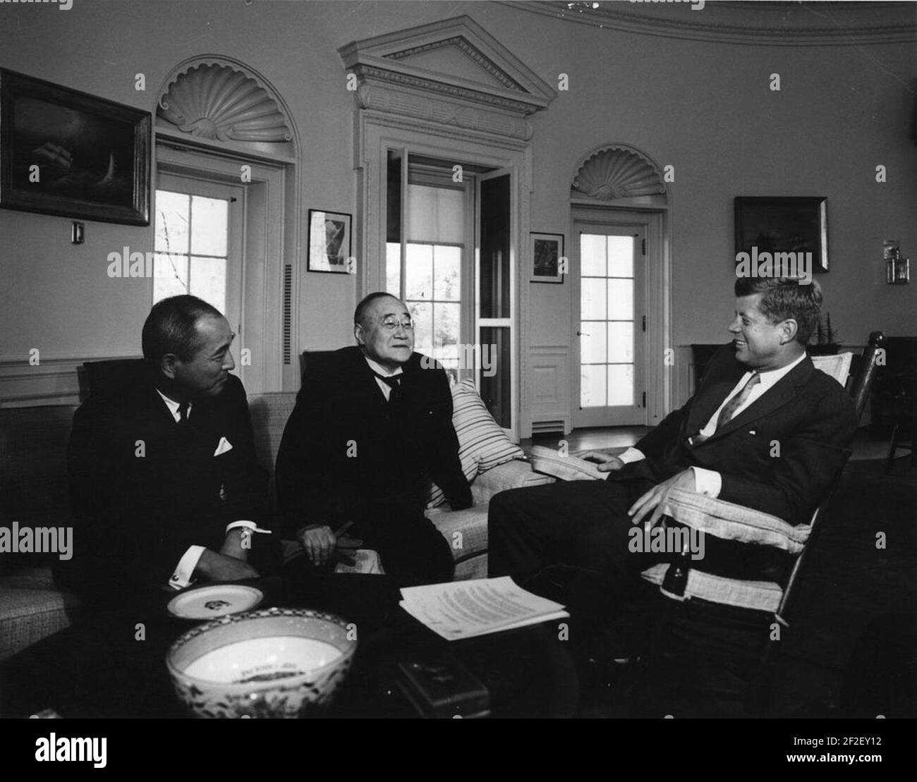 President John F. Kennedy Meets with Former Prime Minister Shigeru ...