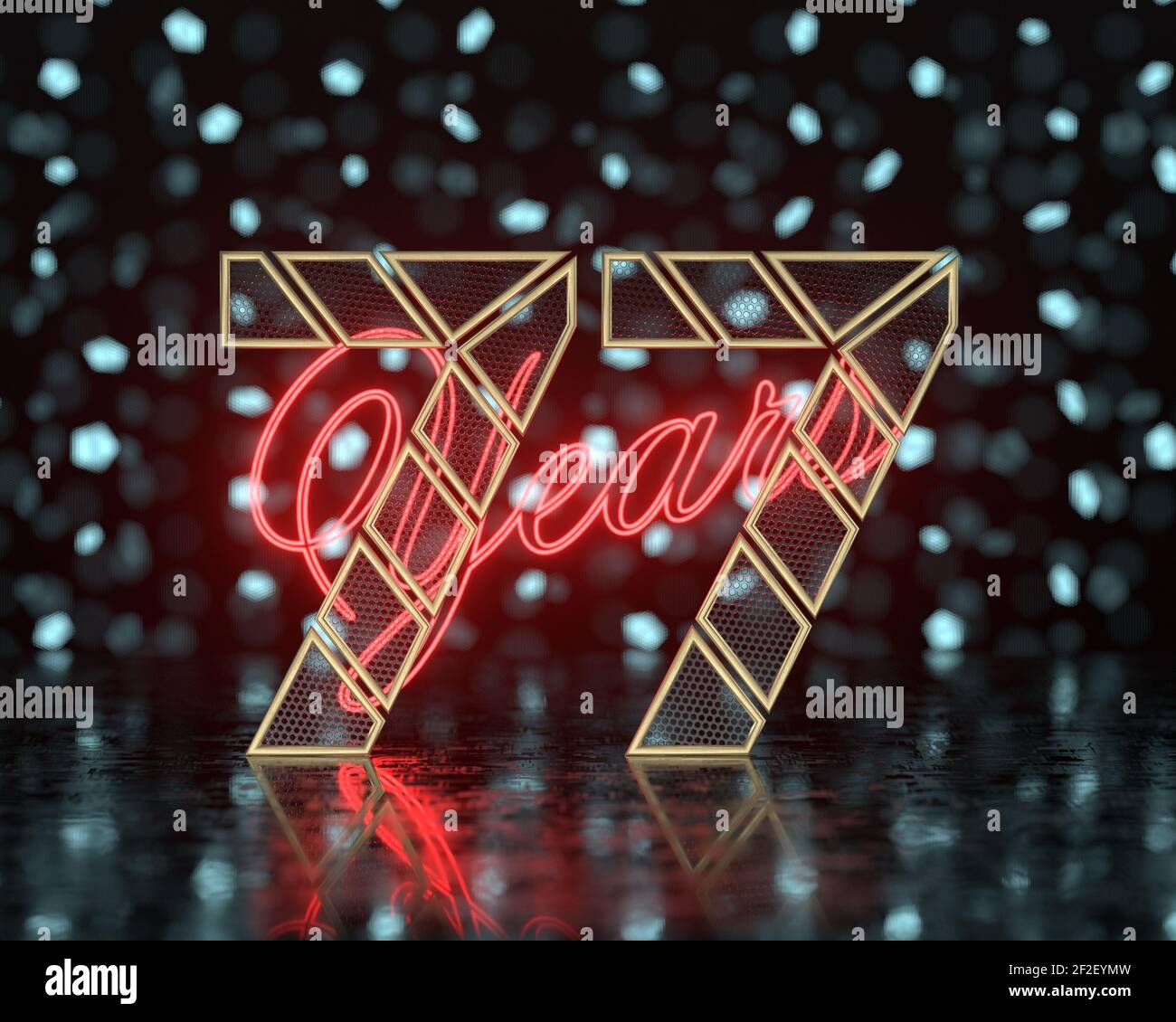 Golden number seventy seven hi-res stock photography and images - Alamy