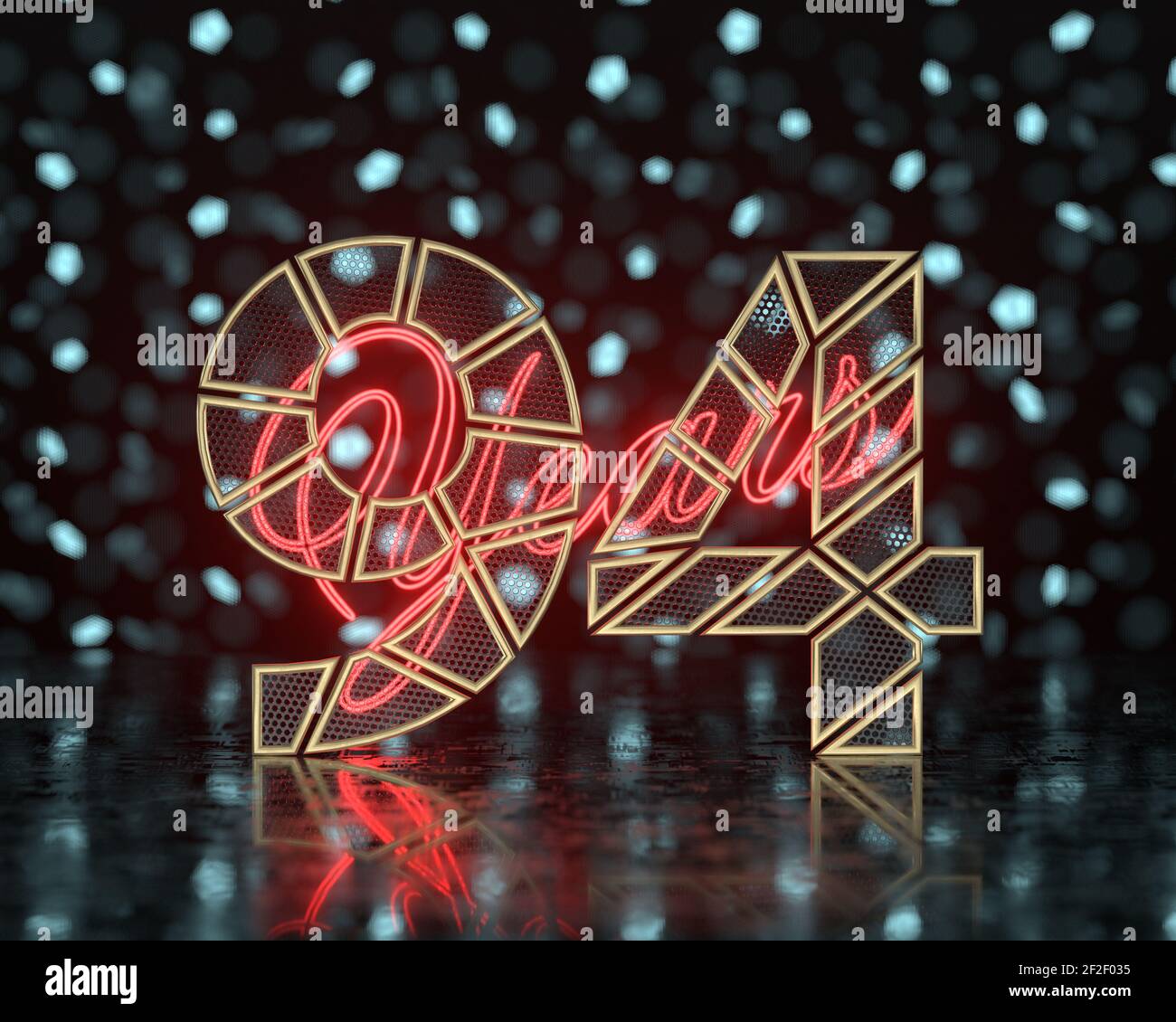 3d number 94 hi-res stock photography and images - Alamy