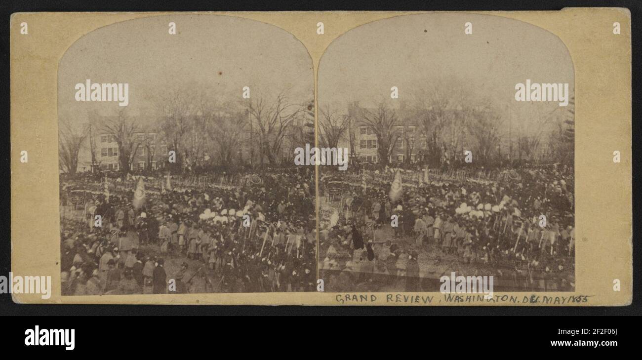 President Lincoln's second inauguration, March 1865 Stock Photo - Alamy