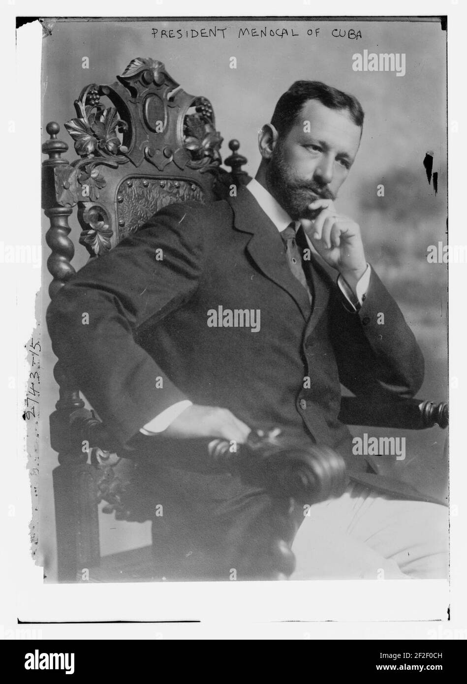 President Menocal of Cuba Stock Photo - Alamy