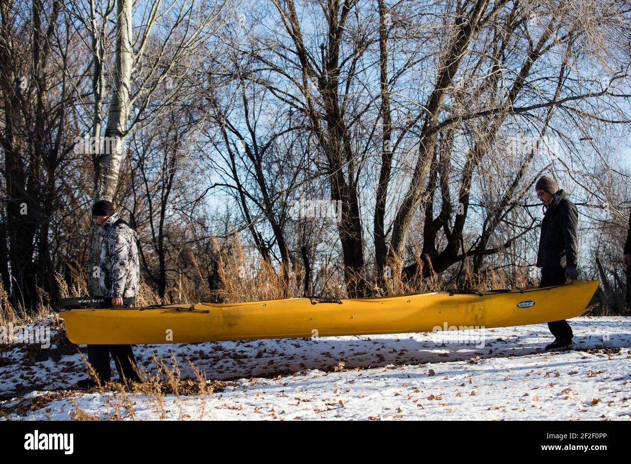 Winter Kayaking on Issyk Kol Lake in Kyrgyzstan Stock Photo - Alamy