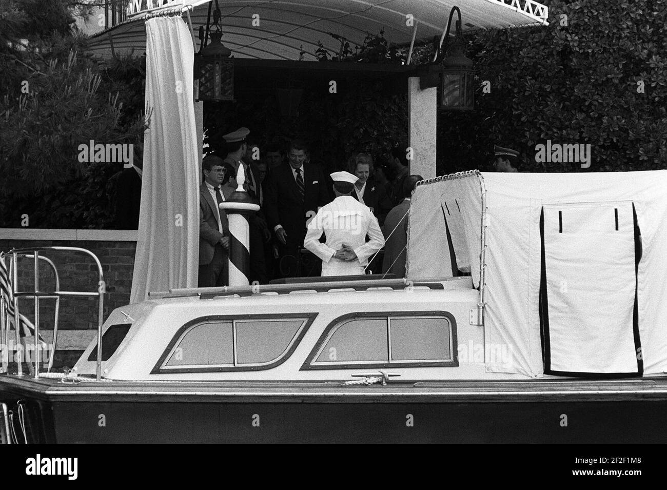 President Ronald Reagan and British Prime Minister Margaret Thatcher ...