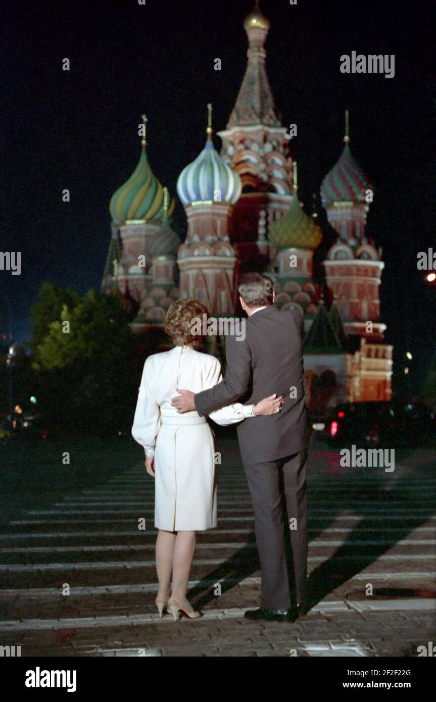 Ronald reagan moscow hi-res stock photography and images - Alamy