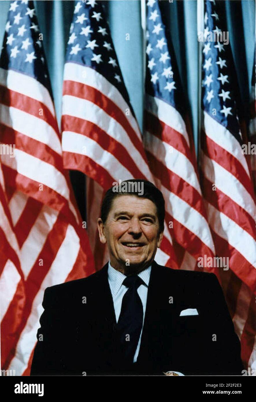 President Ronald Reagan at a Rally for Senator Durenberger in ...