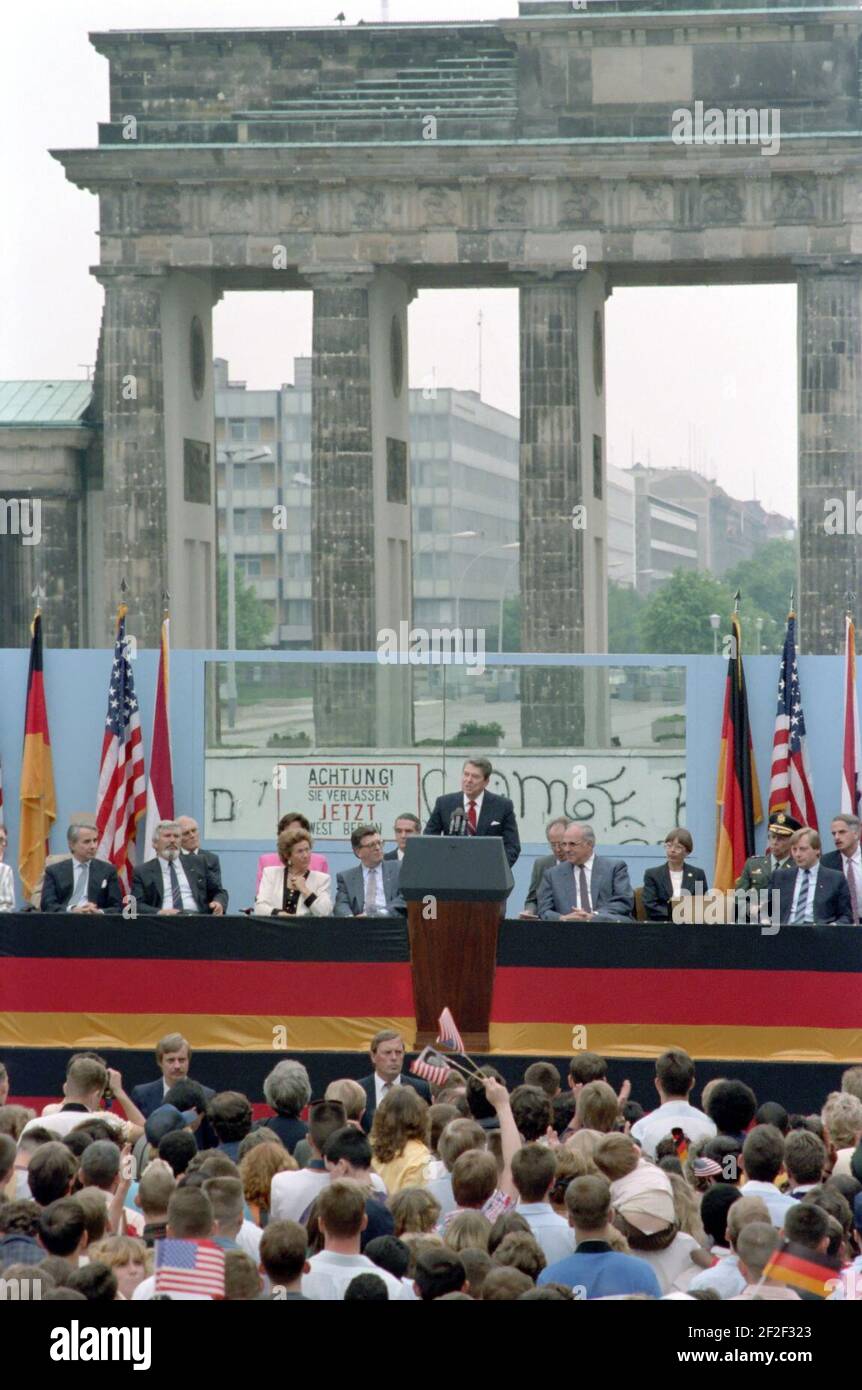 Ronald Reagan Brandenburg Gate Speech Did Reagan's 'Tear Down This