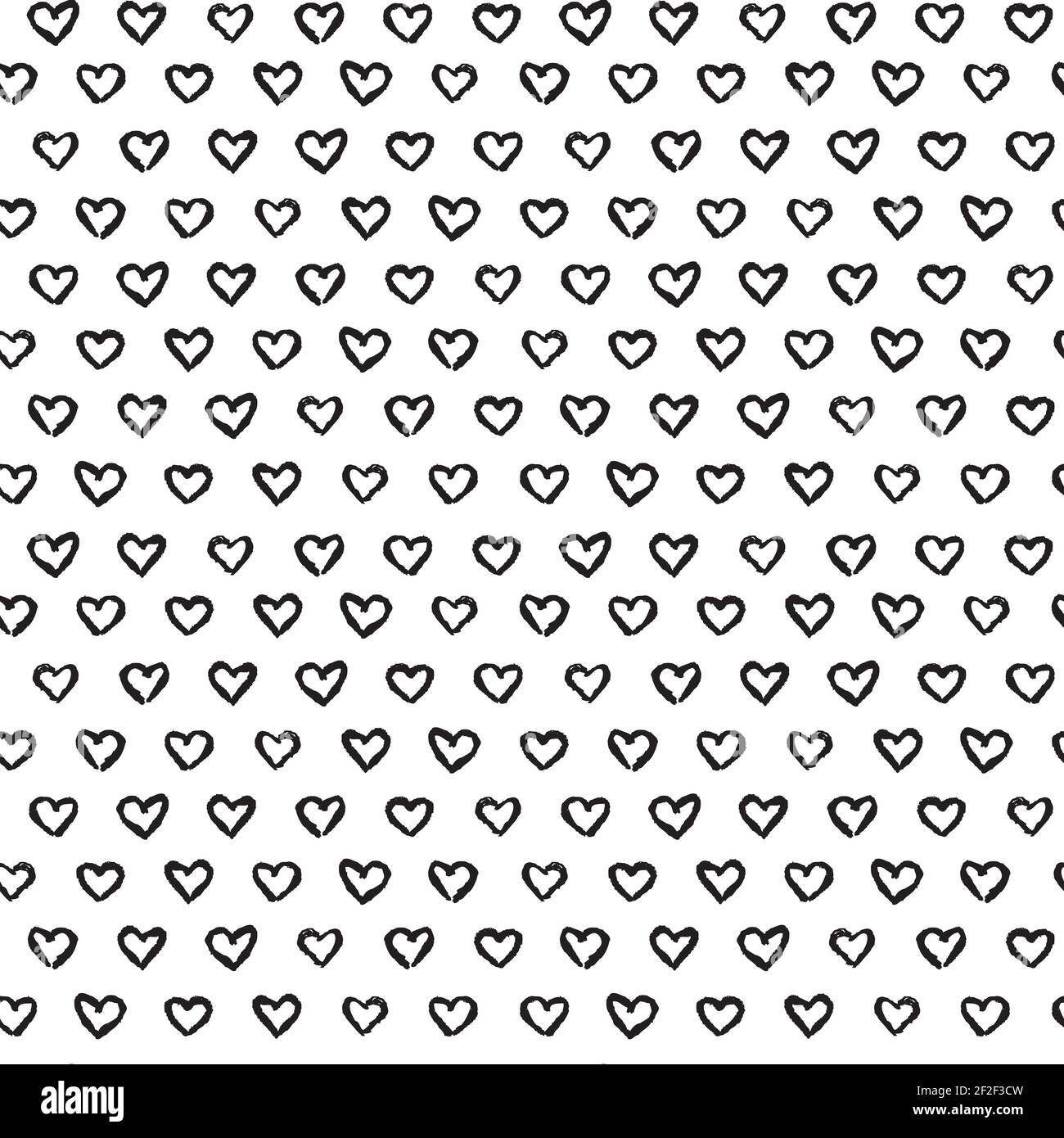 Hand drawn scribble hearts Cut Out Stock Images & Pictures - Alamy