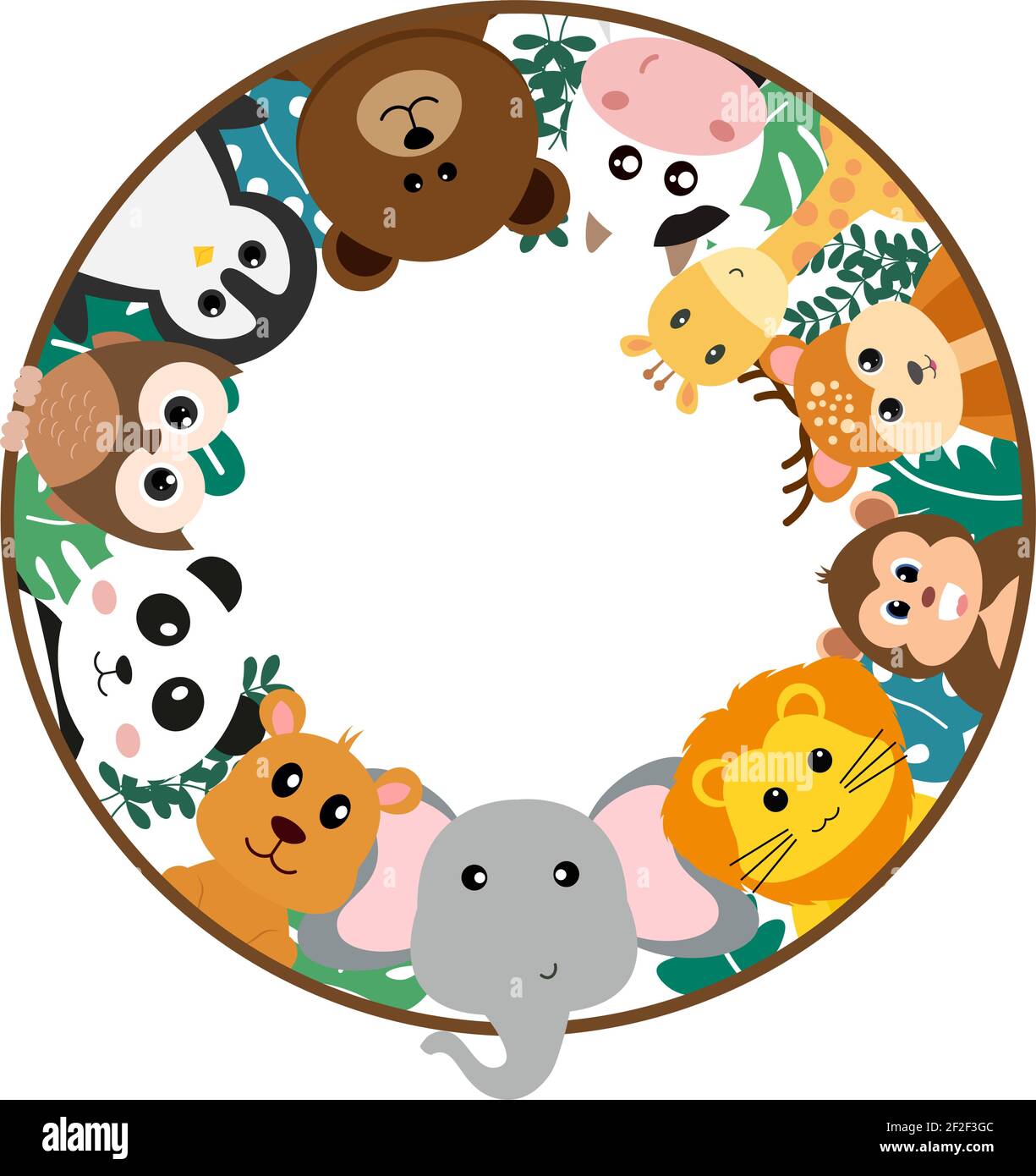 Baby Zoo Animals Cartoon