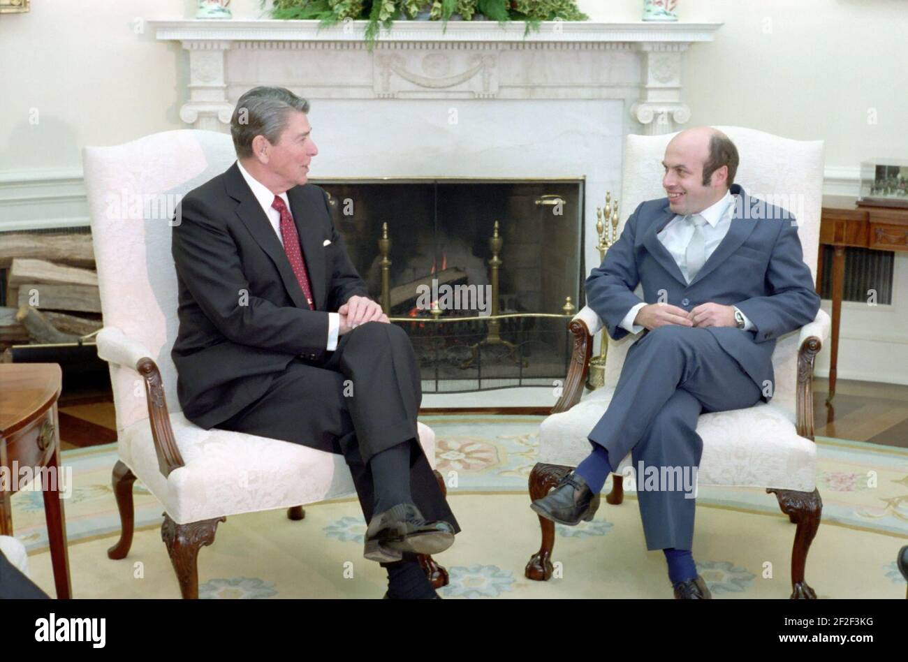 Ronald reagan and shcharansky hi-res stock photography and images - Alamy
