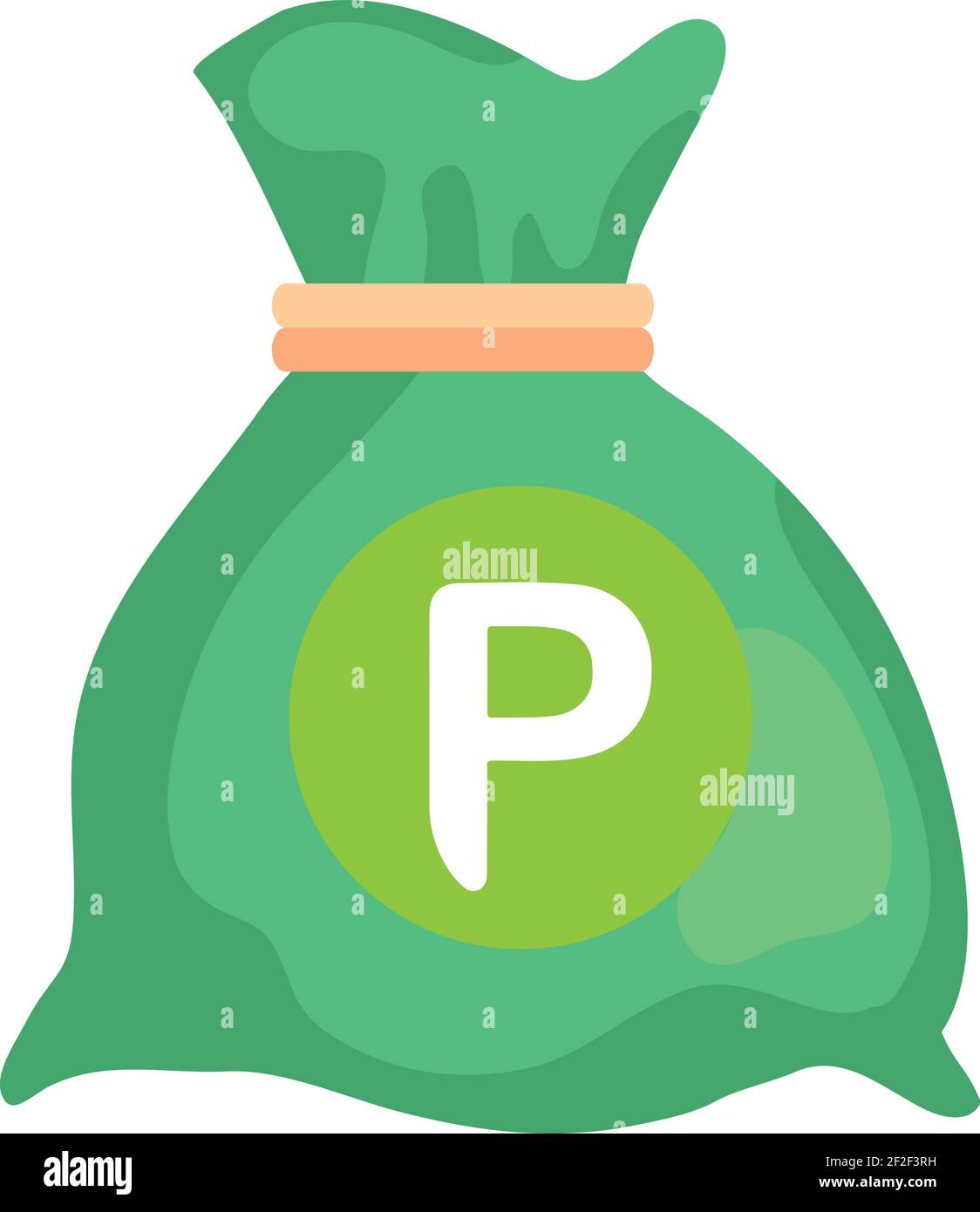 Botswana Pula Currency Note money Bag icon in Green color for Apps and ...