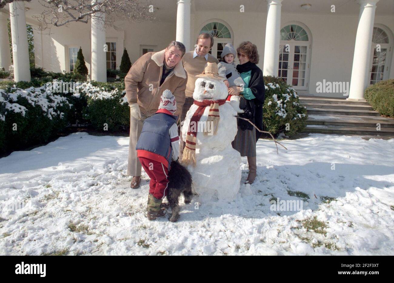 President Ronald Reagan, Cameron Reagan, Michael Reagan, Colleen Reagan ...