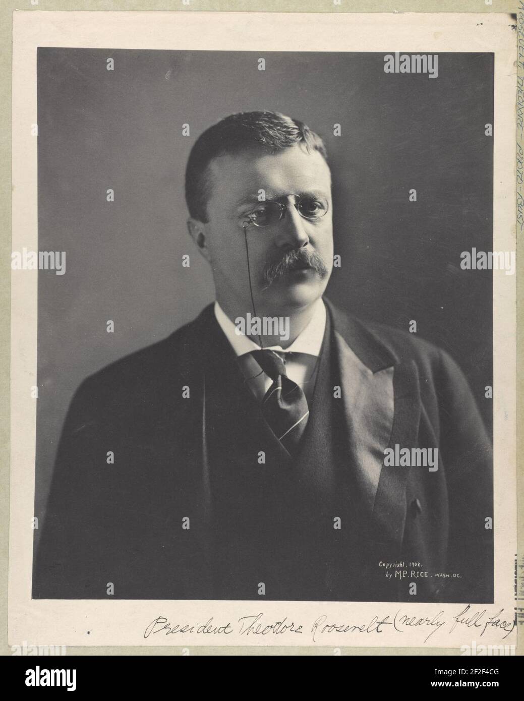 President Theodore Roosevelt (nearly full face Stock Photo - Alamy