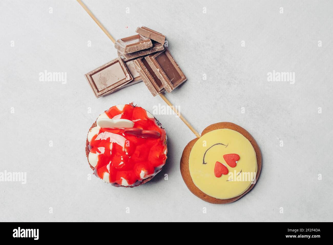 Candy in form smiley hi-res stock photography and images - Alamy