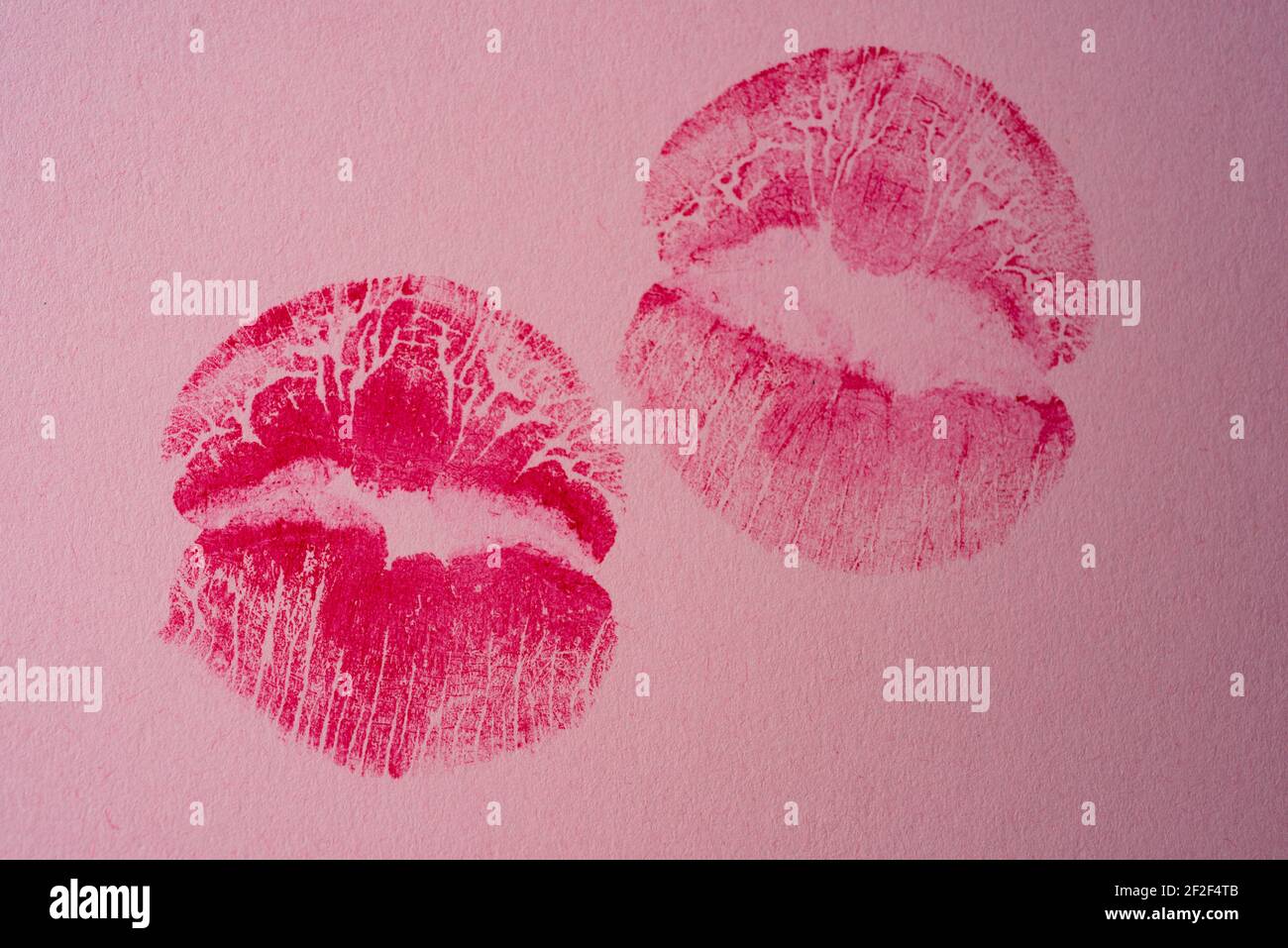 Pink Lipstick Kiss