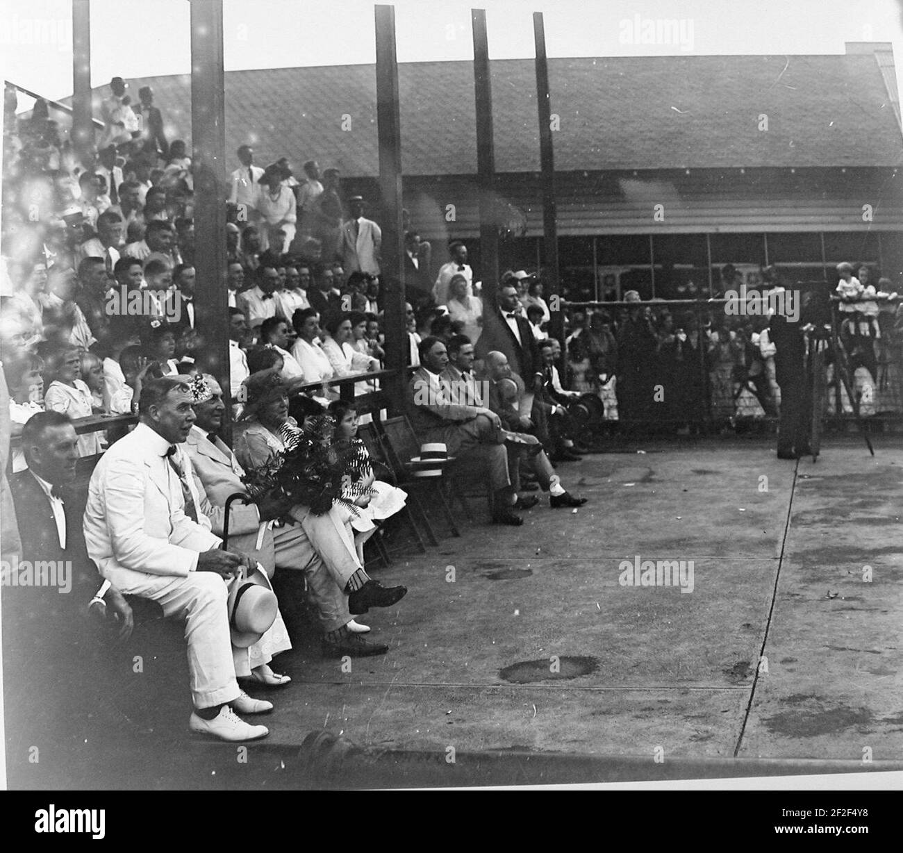 President Warren G. Harding at Balboa Swimming Pool Stock Photo - Alamy