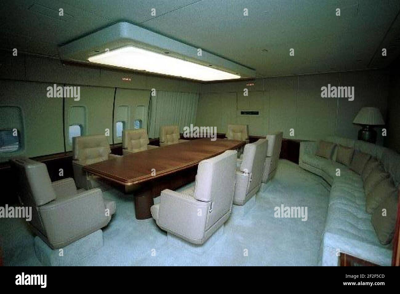 President's Conference Room aboard Air Force One Stock Photo - Alamy