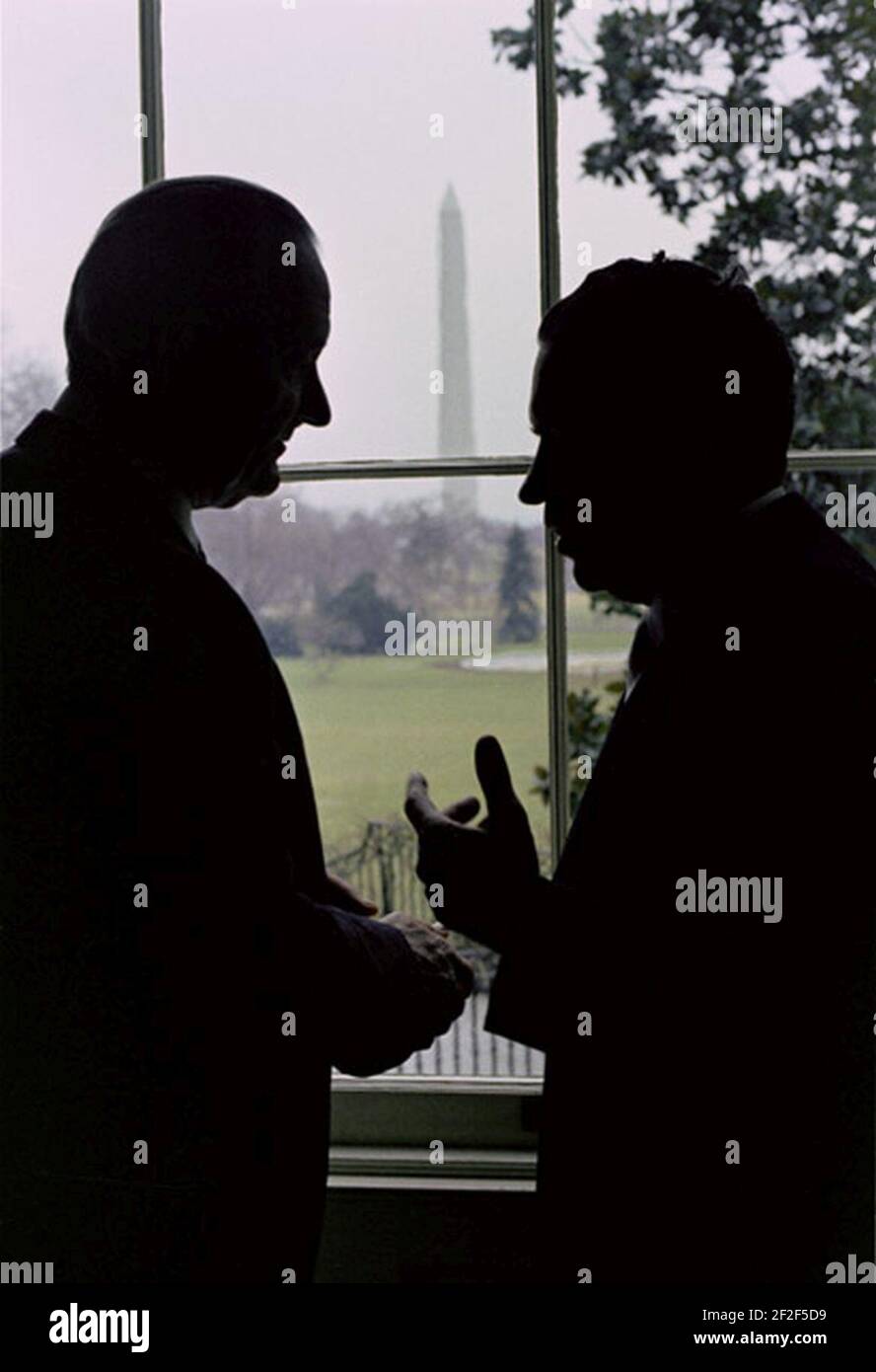 Lyndon b johnson richard nixon hi-res stock photography and images - Alamy