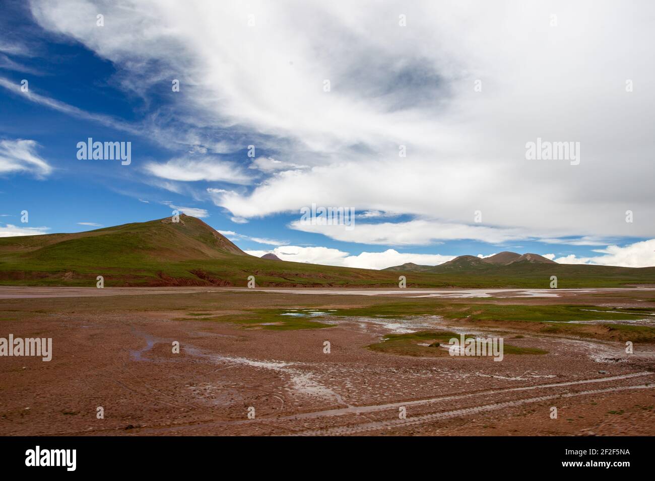 Natural scenery of Tibetan Plateau in China Stock Photo - Alamy