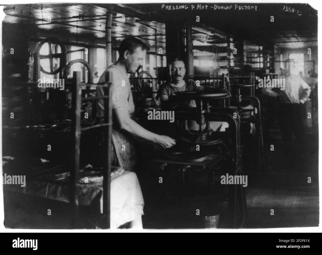 Vintage hat factory Black and White Stock Photos & Images - Alamy