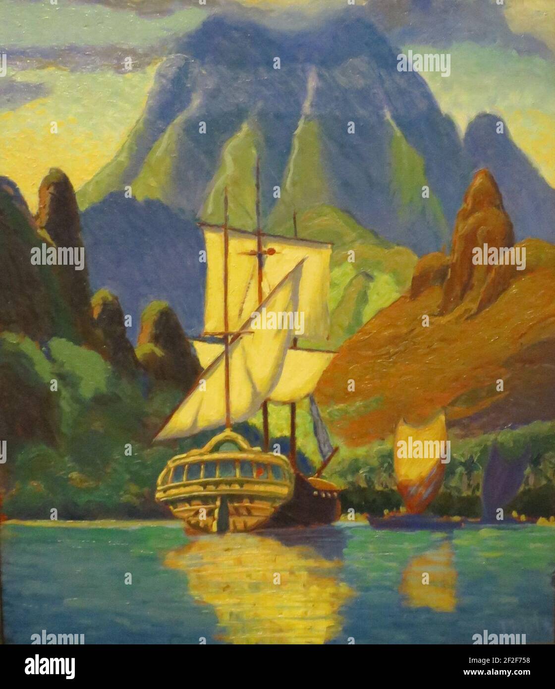 'The Discovery' by Horatio Nelson Poole Stock Photo - Alamy