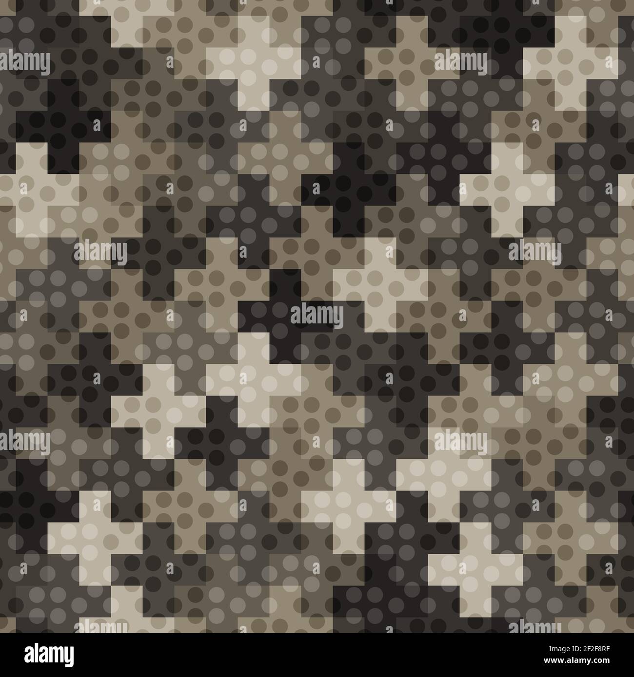 Cross pavement ornament seamless pattern. Camouflage mosaics wallpaper ...