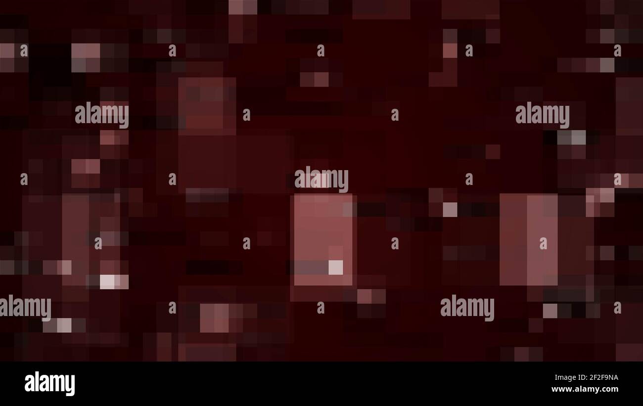Abstract graphic background of blurred red blocks in many different ...