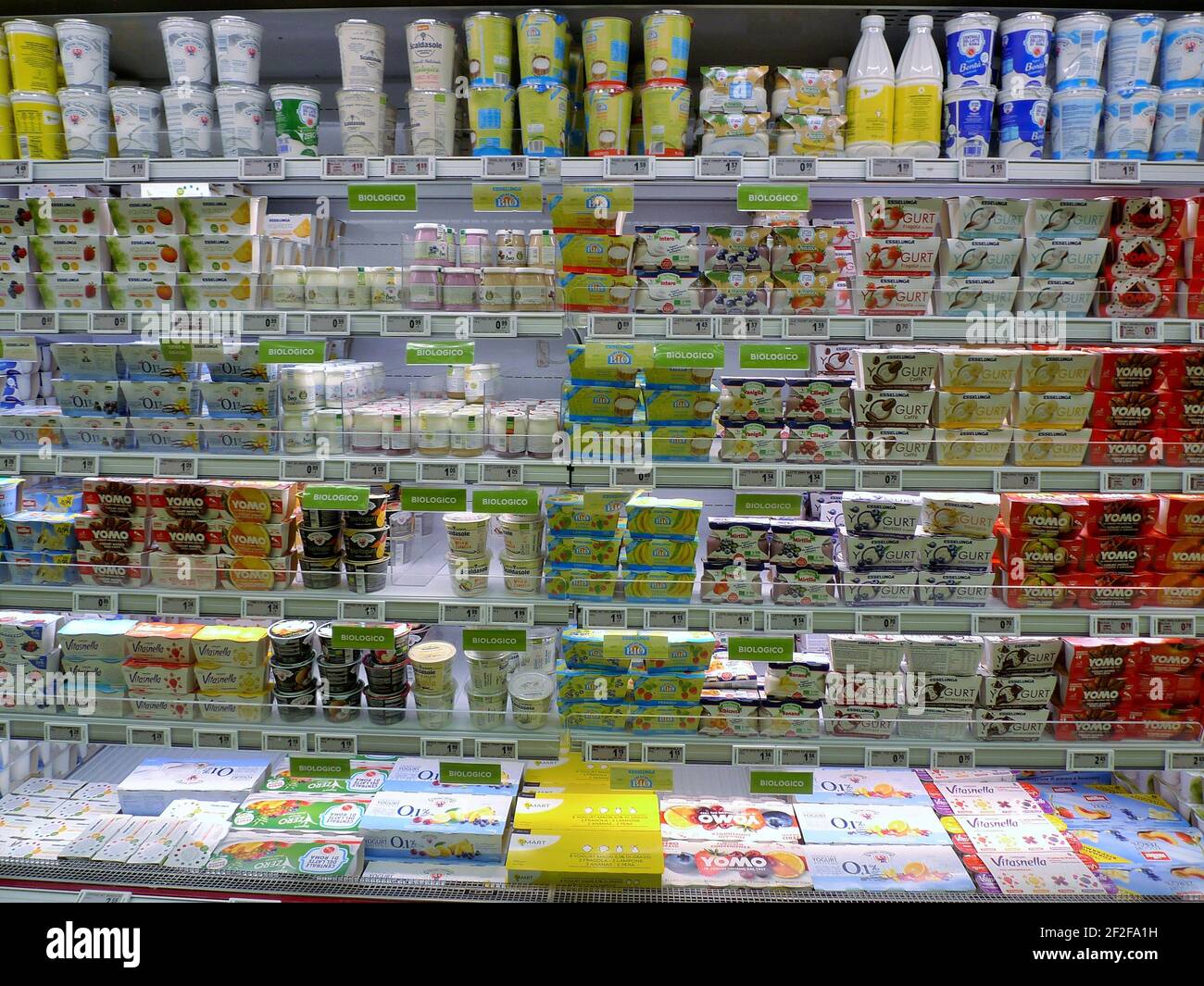 Yoghurt in supermarket hi-res stock photography and images - Alamy