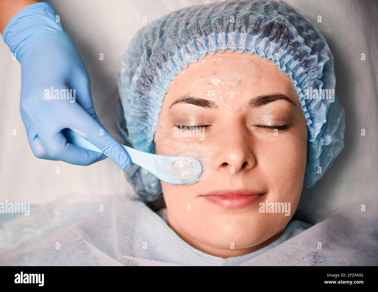Woman exfoliating arm hi-res stock photography and images - Alamy