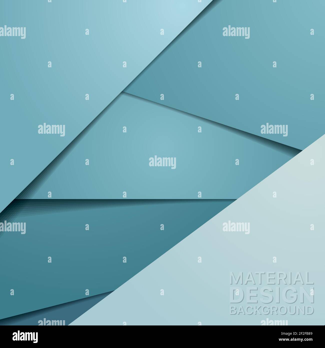 Unusual modern material design background with white and blue colors ...