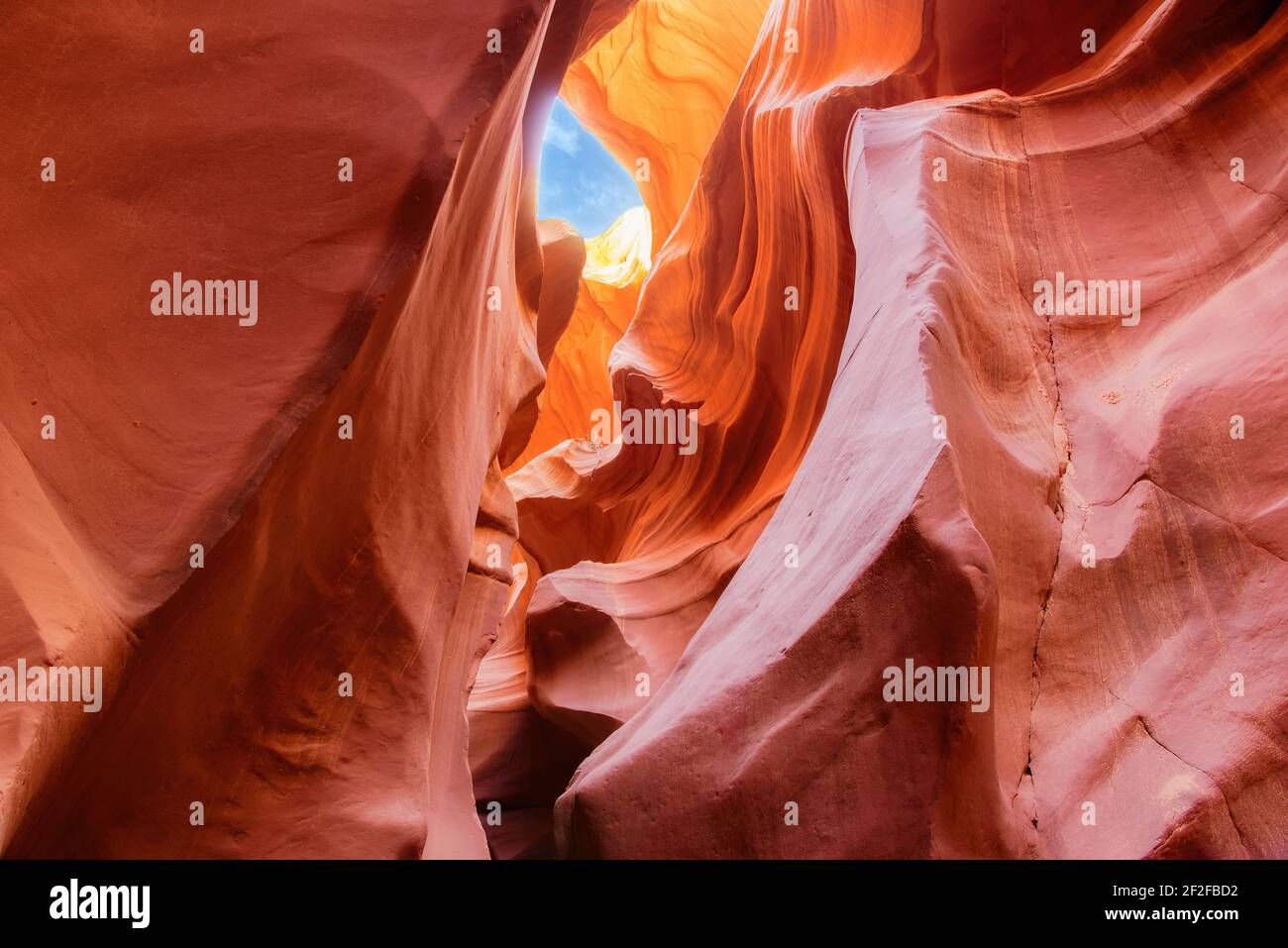 The fascinating Antelope Canyon in Arizona, the USA Stock Photo - Alamy