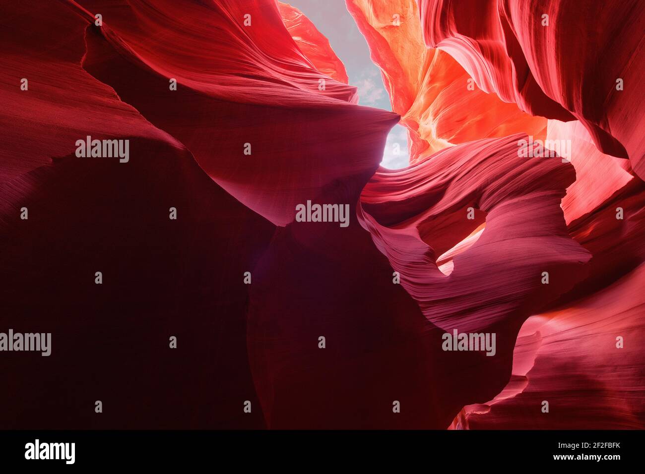 The fascinating Antelope Canyon in Arizona, the USA Stock Photo - Alamy