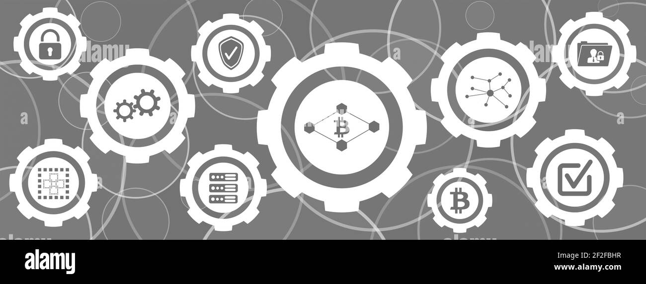 Financial technology circle Black and White Stock Photos & Images - Alamy