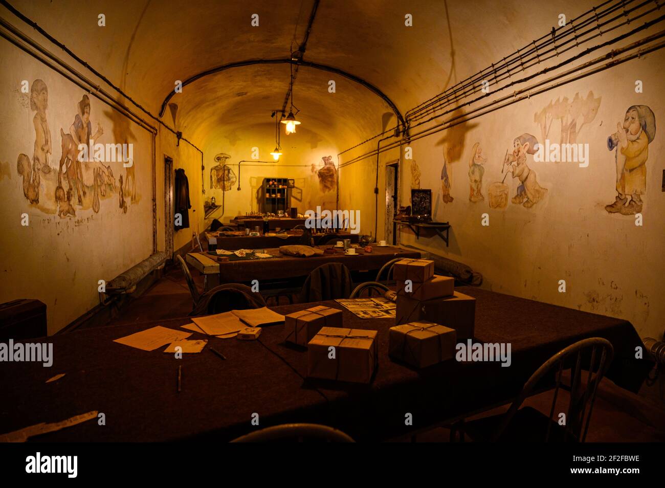 World war underground bunker interior hi-res stock photography and ...