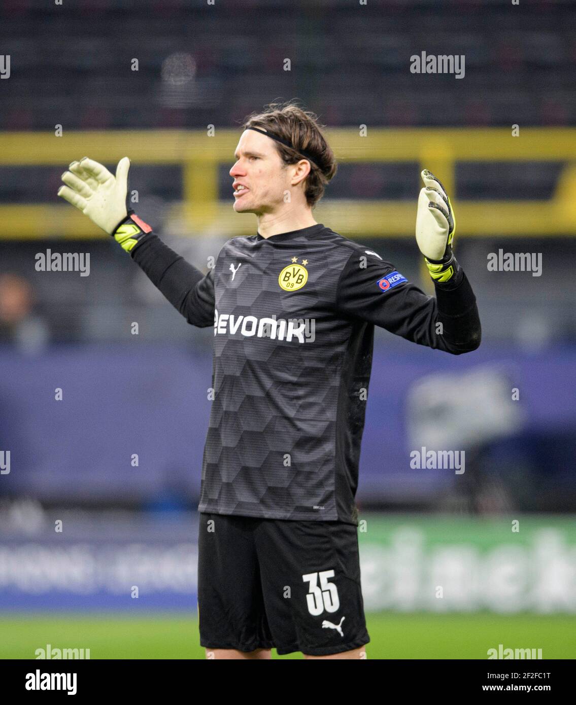 goalwart Marvin HITZ (DO) gesture, gesture, Soccer Champions League ...