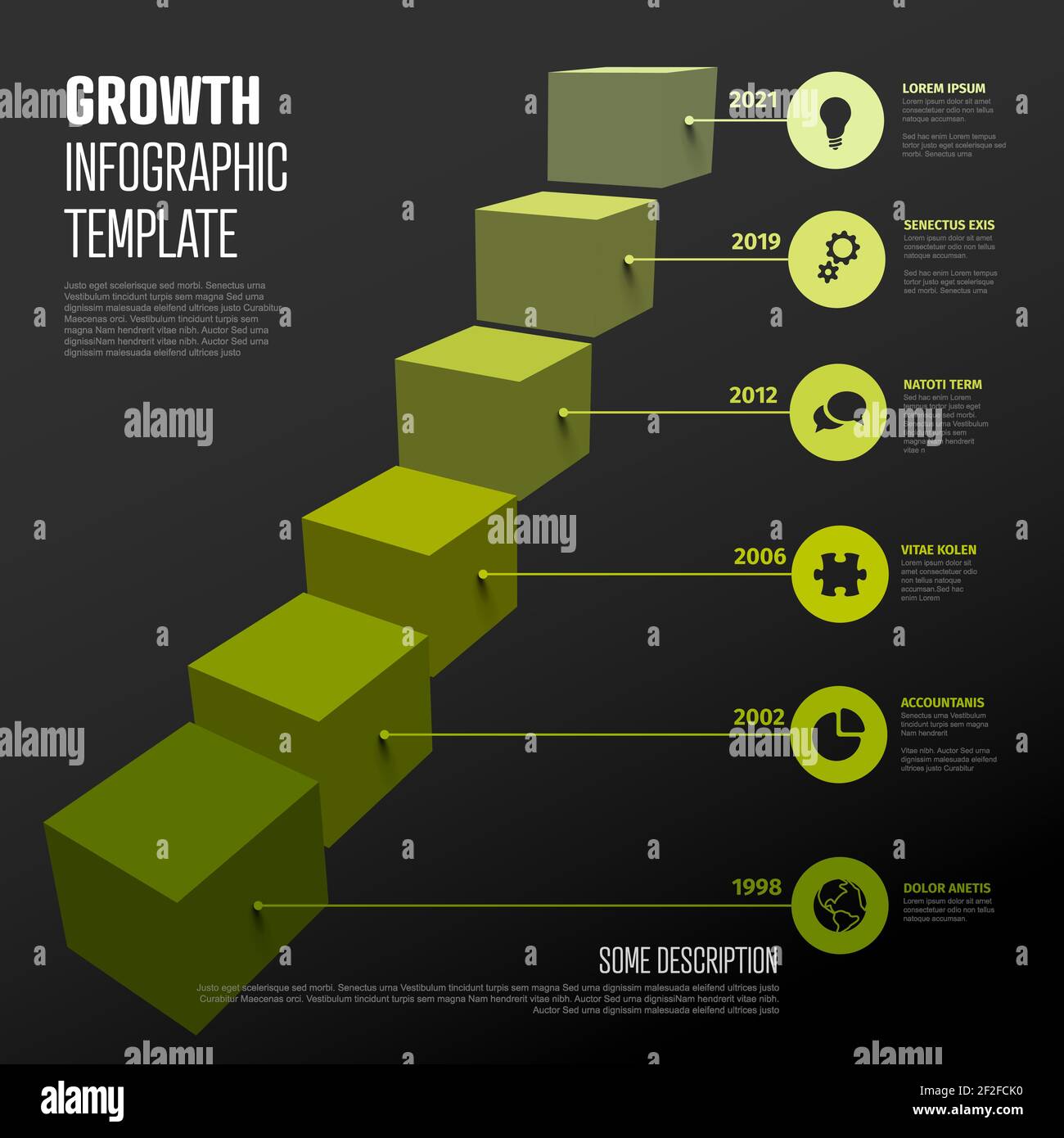Vector multipurpose Infographic template made from green droplet ...