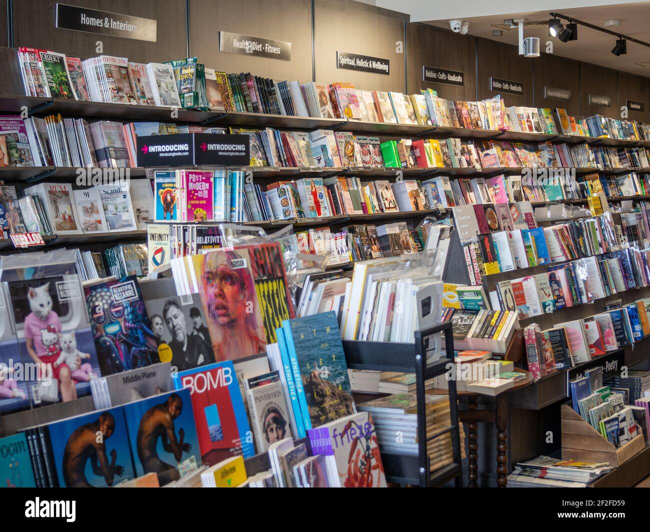 Interior of Magazine Heaven, an independent retailer specialising in ...