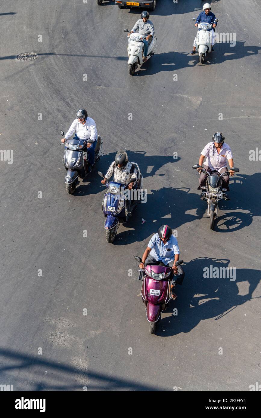 Driving scooter india hi-res stock photography and images - Alamy