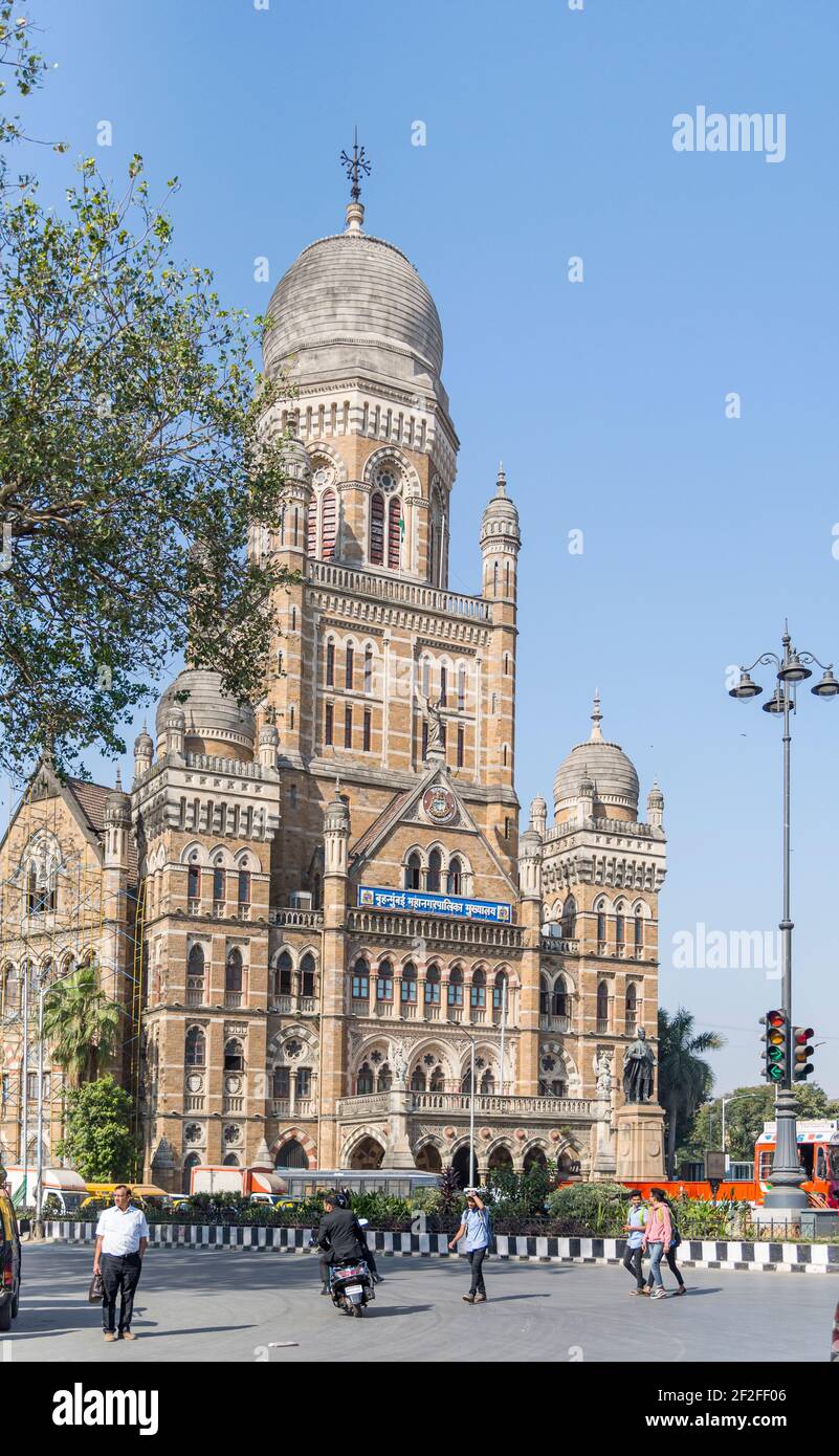 Municipal Corporation of greater Mumbai, architecture, India Stock ...