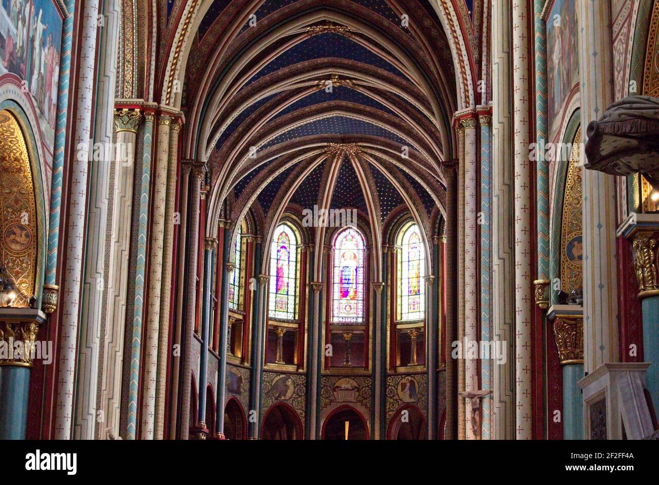 interior of a church Stock Photo - Alamy